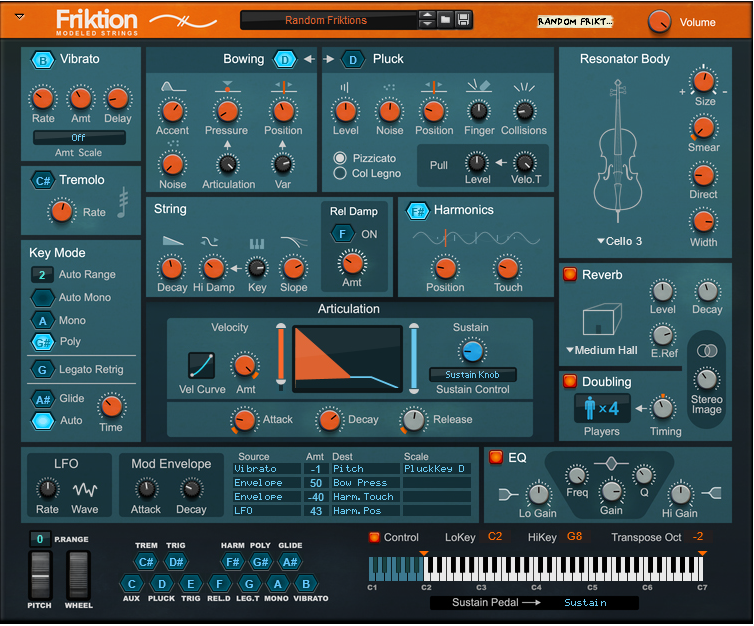 Friktion Modeled Strings | Reason Studios