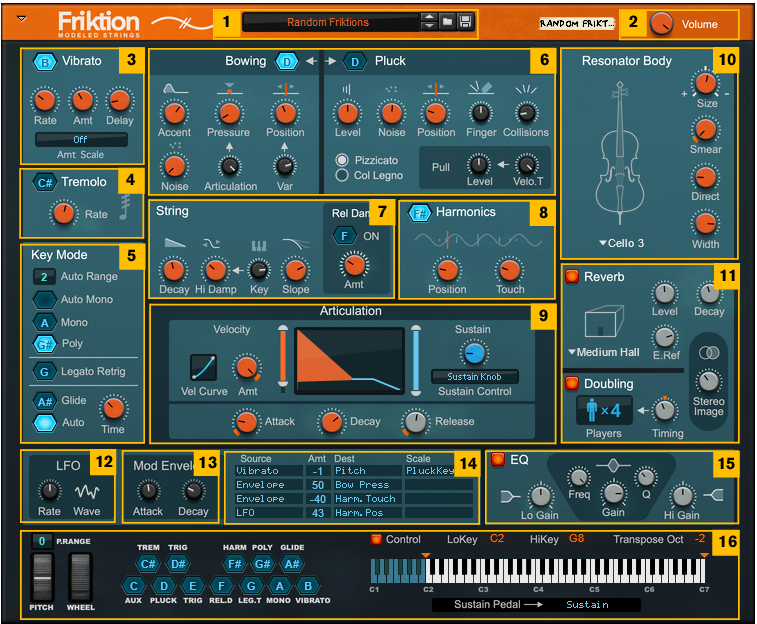 Friktion Modeled Strings | Reason Studios