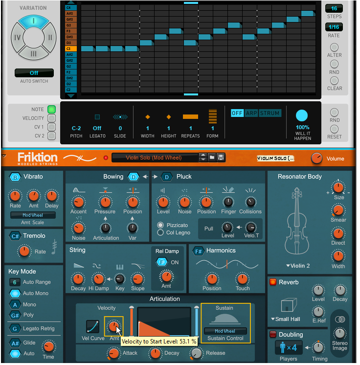 Friktion Modeled Strings | Reason Studios