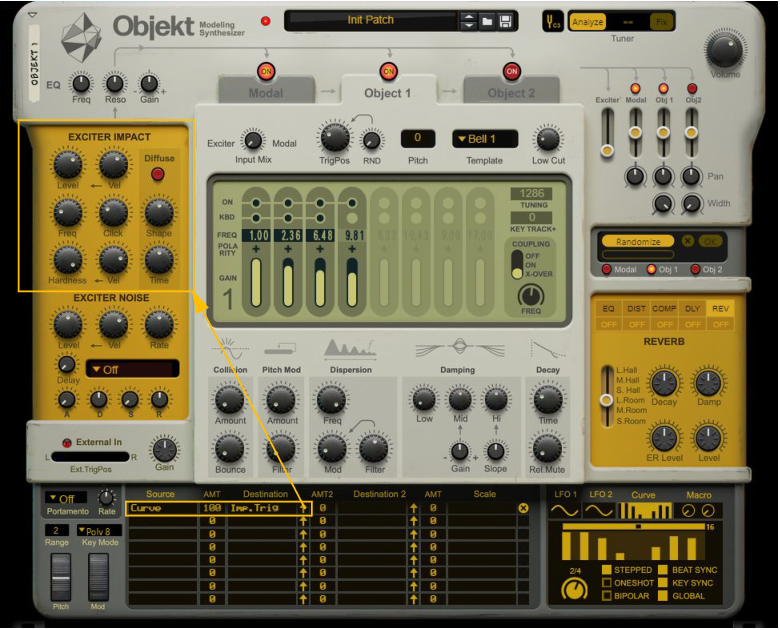 Objekt Modeling Synthesizer | Reason Studios