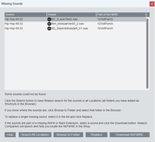Sounds, Patches and the Browser | Reason Studios
